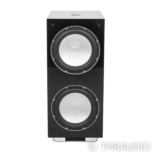 REL 212/SX Dual 12” Powered Subwoofer; 212SX; Piano Black - The Music Room