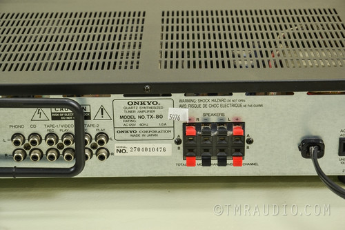 Onkyo TX-80 AM / FM Stereo Receiver - The Music Room