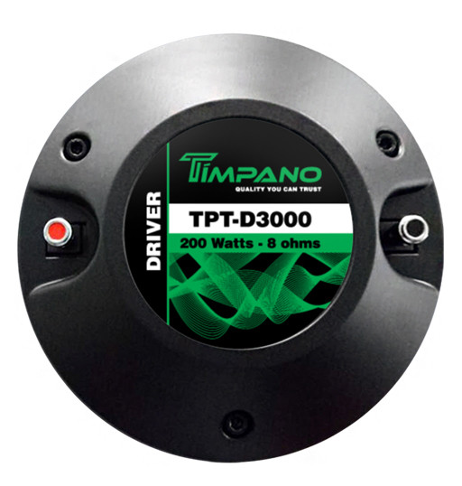 Timpano TPT-D3000 2'' 200 Watts Pro Car Titanium Horn Compression ...