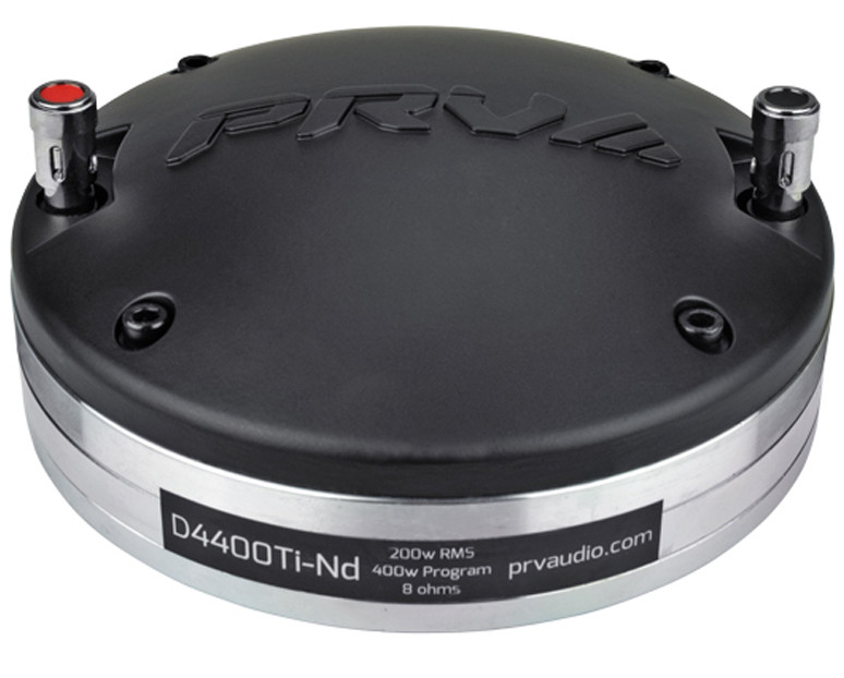 2x PRV D4400TI-ND 2" NEODYMIUM COMPRESSION DRIVER 400W Bolt-on