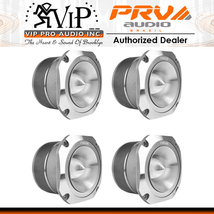 4x PRV Audio TW700Ti-CR High Power Titanium Bullet Tweeter 240W 8-Ohm ...