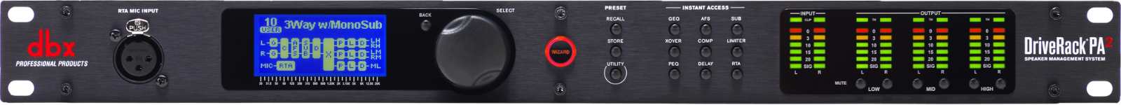 DBX DriveRack PA2 Complete Loudspeaker Management System Processor w ...