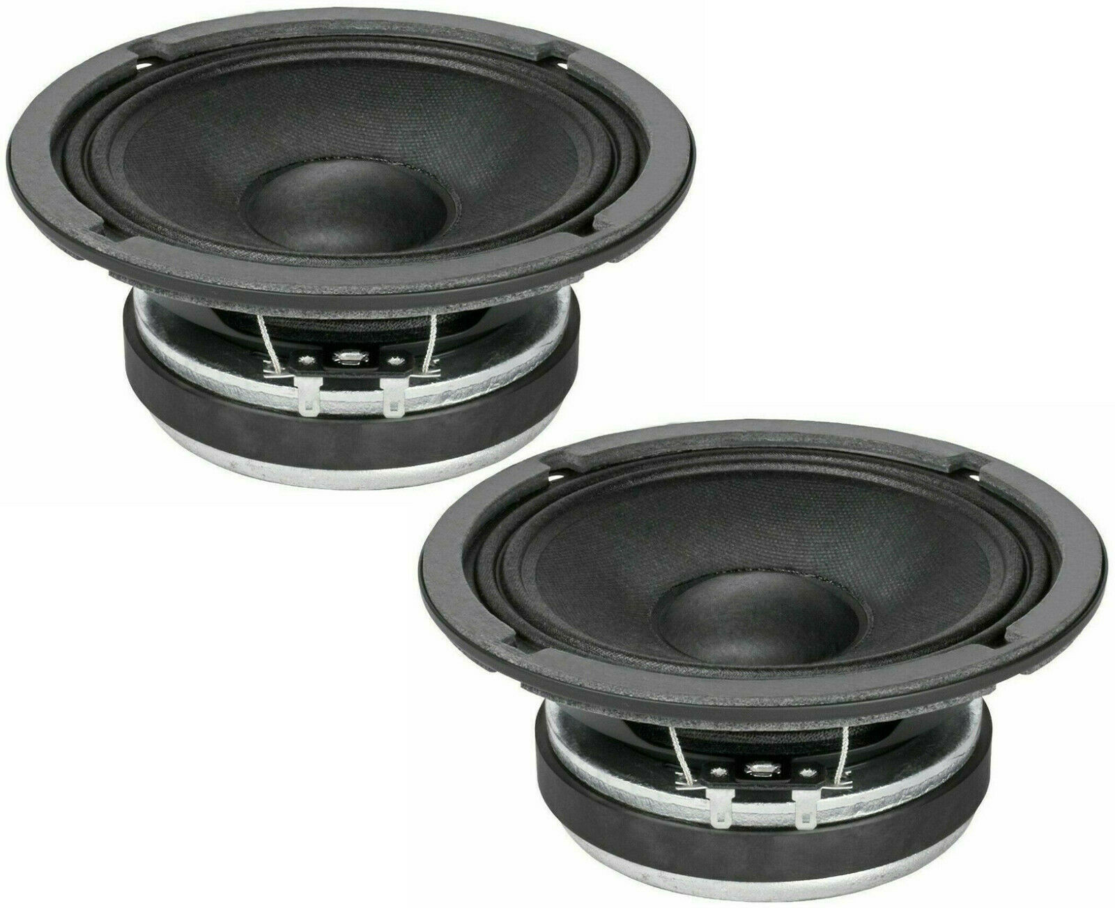 2x Faital Pro 8FE200 8" Midrange/Midbass 260 Watts Car Audio Speaker 8 ...