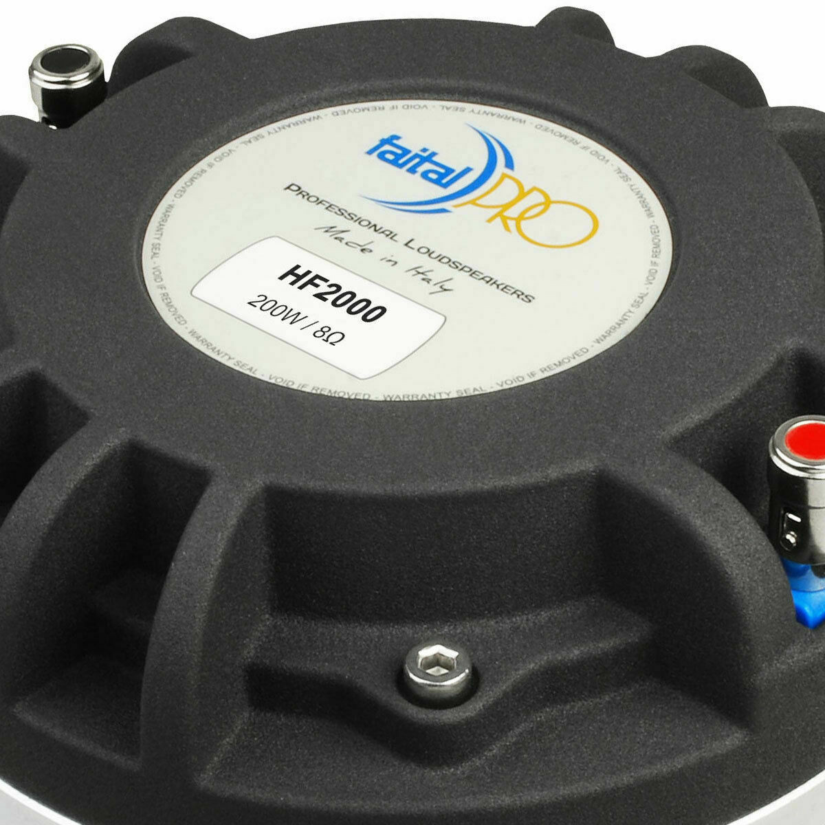 2x FAITAL PRO HF2000 2" PRO Neodymium Compression Horn Driver 200 Watts ...