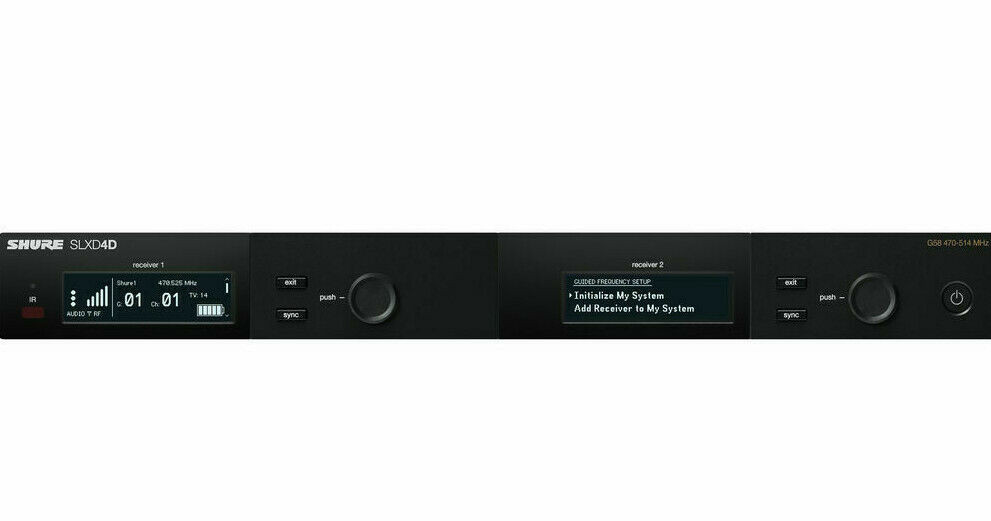 Shure SLXD24D/B58 G58 Dual Wireless System w/ 2 SLXD2/B58 Handheld ...