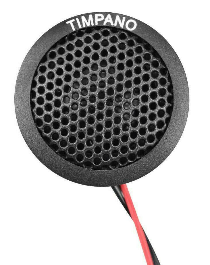 Timpano TPT-ST1 1" Soft Dome Car Audio Tweeter 35 Watts RMS, 100dB 4 ...