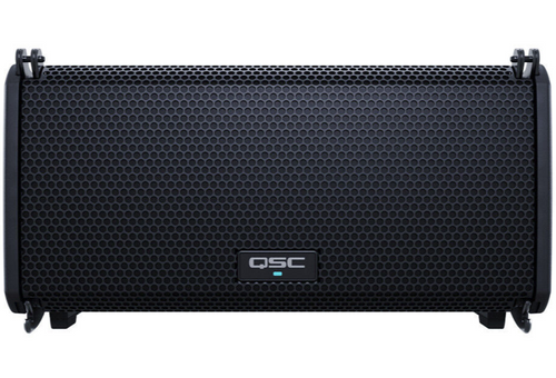 6x QSC LA108 8" 2-Way Powered Line Array 1300W + LA108-AF Array Frame ...