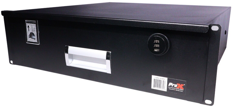 ProX T-3RD-18 MK3 3U Rack Space 18" Depth Rack Mount Drawer for Audio ...