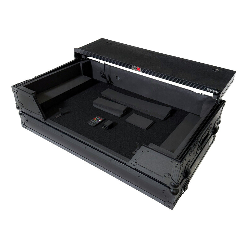 ProX XS-XDJAZWLTBLLED Pioneer XDJ-AZ DJ Controller Case w/ Laptop Shelf ...