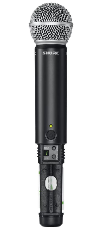 Shure BLX2/SM58 H9 Lightweight Handheld Wireless transmitter with SM58 ...