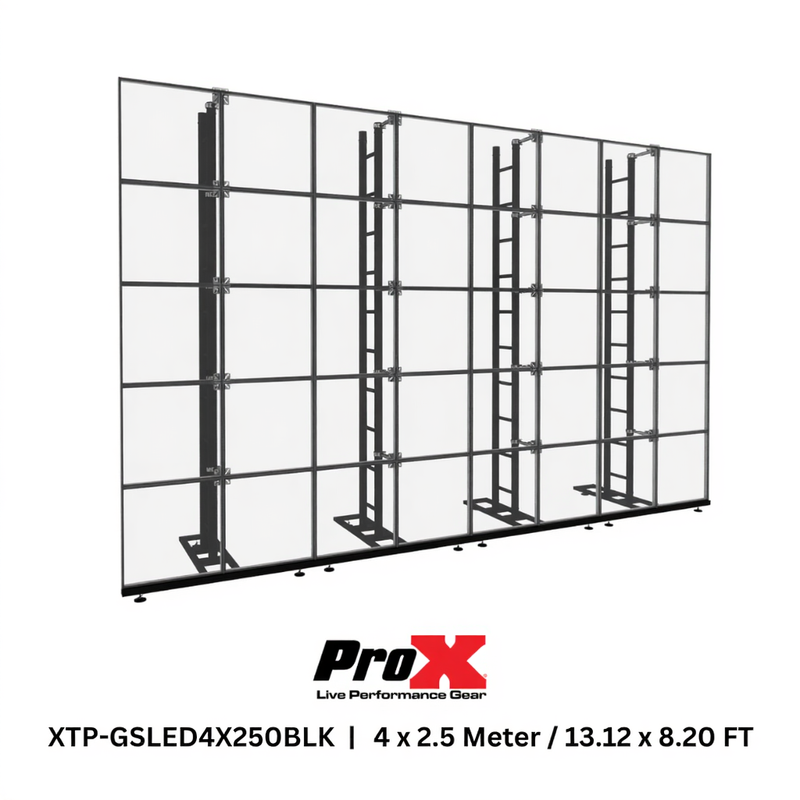 ProX XTP-GSLED4X250BLK LED Video Display Panel Ground Support System ...