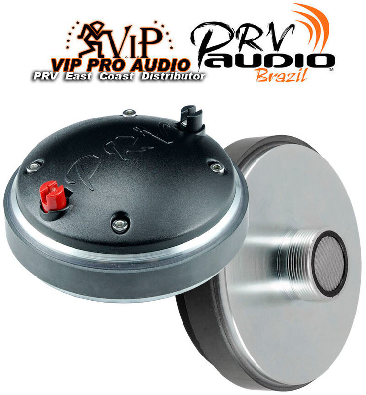 2x PRV D280Ti-S 1" Titanium Compression Driver 8-Ohm 160 Watts