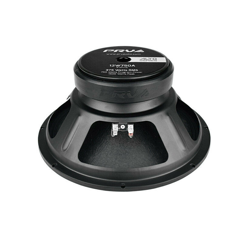 PRV 12W750A 12" Woofer Pro, DJ, Studio, Bass Guitar Speaker 750 Watts 8 ...