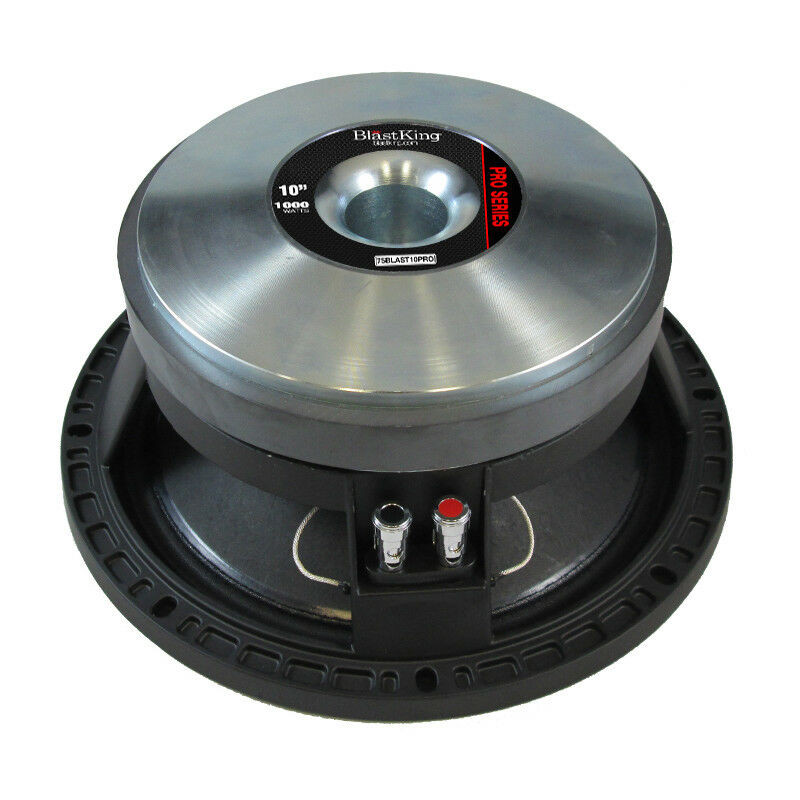 2x BLASTKING BLAST10PRO 10" Mid-bass Speaker 1000 Watts
