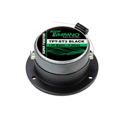 Timpano TPT-ST3 BLACK 4" Round Tweeter 120W, 1" Voice Coil, 105dB 4 ...