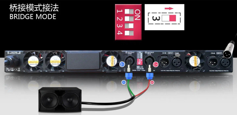 Admark AD42 Class-D Rack Power Amplifier 2-Channel 8500 Watts at 2-Ohms