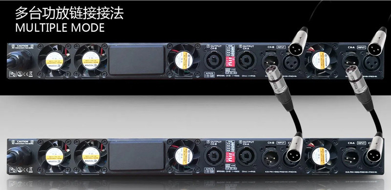 Admark AD42 Class-D Rack Power Amplifier 2-Channel 8500 Watts at 2-Ohms