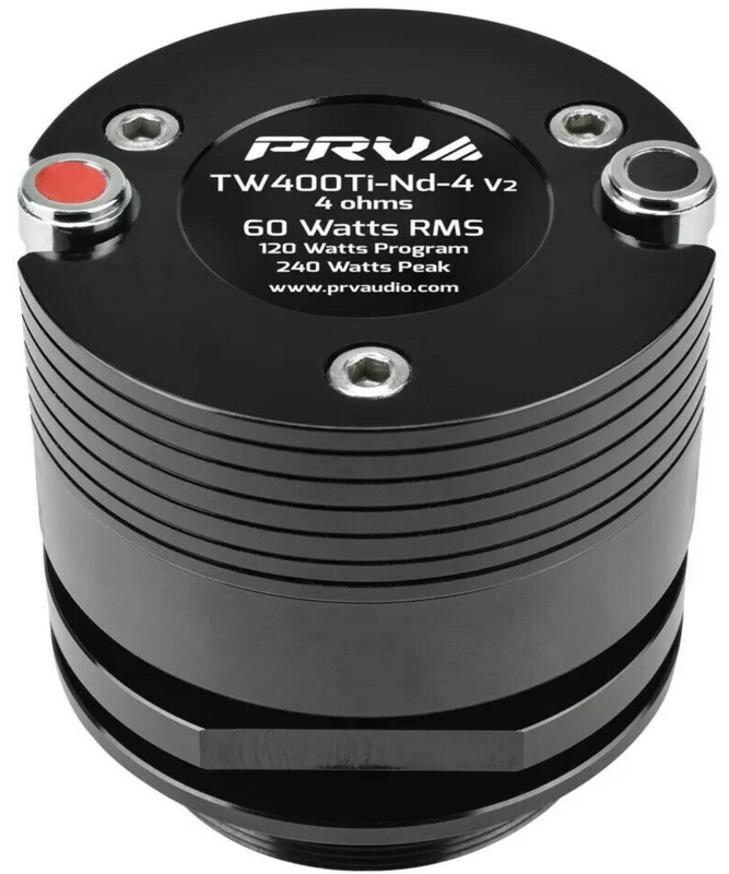 PEI Diaphragm Tweeter Audio360 AD44TW Super Tweeter – 3.93 Inch, 2200W ...