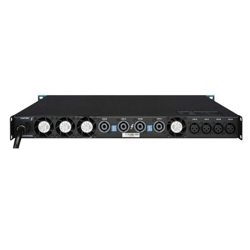 CVR Audio D-1504 BLUE Professional Power Amplifier 1 Space 1500 Watts x ...