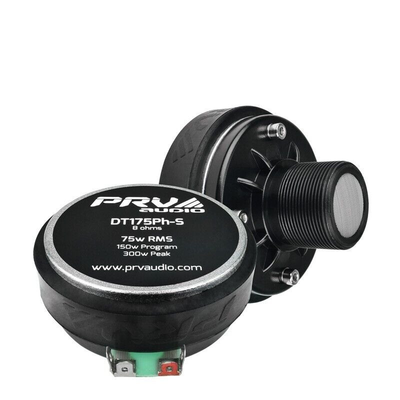 2x PRV AUDIO DT175Ph-S 1" EXIT PHENOLIC COMPRESSION DRIVER 150 Watts 8-Ohms