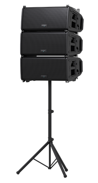 QSC LA108 8" 2-Way Powered Line Array Portable DJ Active Loudspeaker ...