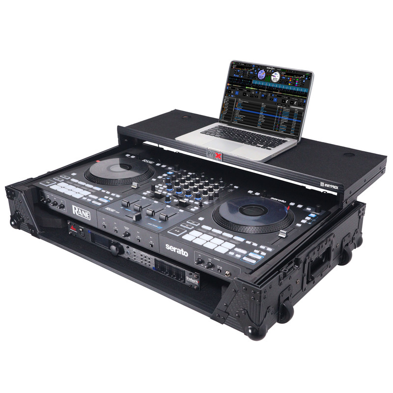 ProX XS-RANEFOUR WLTBL LED Case For RANE Four Controller w Laptop Shelf ...