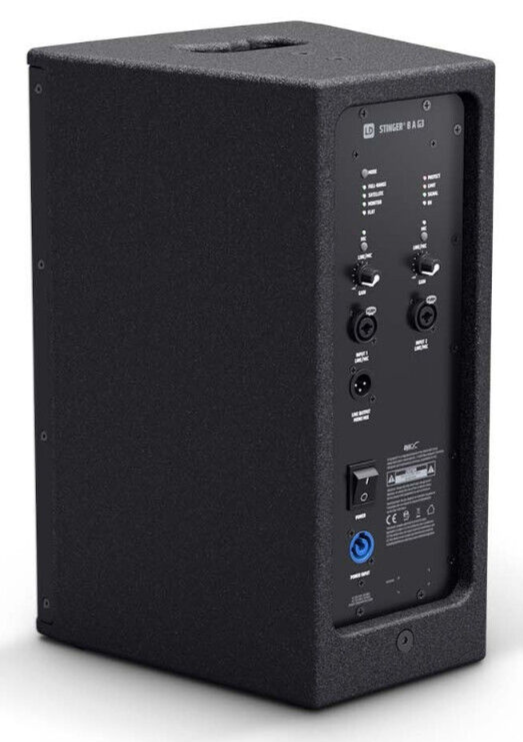 LD Systems STINGER 8 A G3 Active 8" 2-Way Bass-Reflex PA Loudspeaker ...