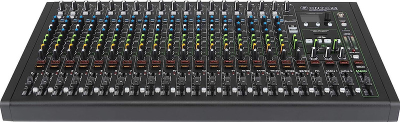 Mackie Onyx 24 24-Channel Premium Analog USB Mixer, FX plug-ins Use ...