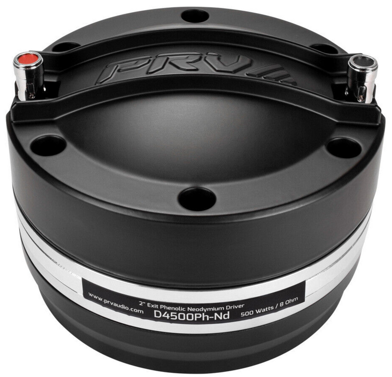 2x PRV D4500Ph-Nd 2" Exit Pro Audio Phenolic Neodymium Compressiom ...