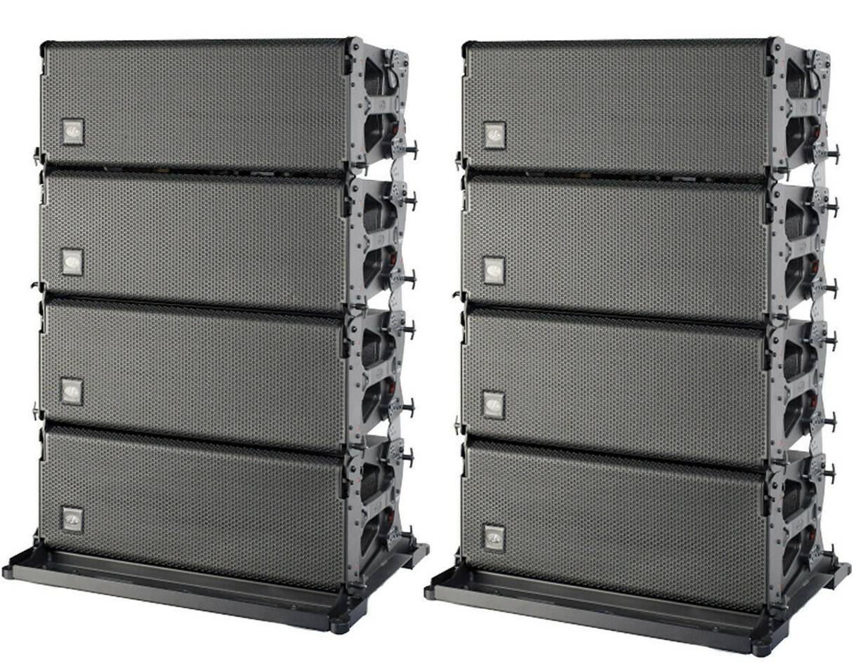 8X DAS EVENT 210A DUAL 10-INCH POWERED 3-WAY LINE ARRAY SPEAKER PRO AUDIO DJ SYSTEM - VIP Pro ...