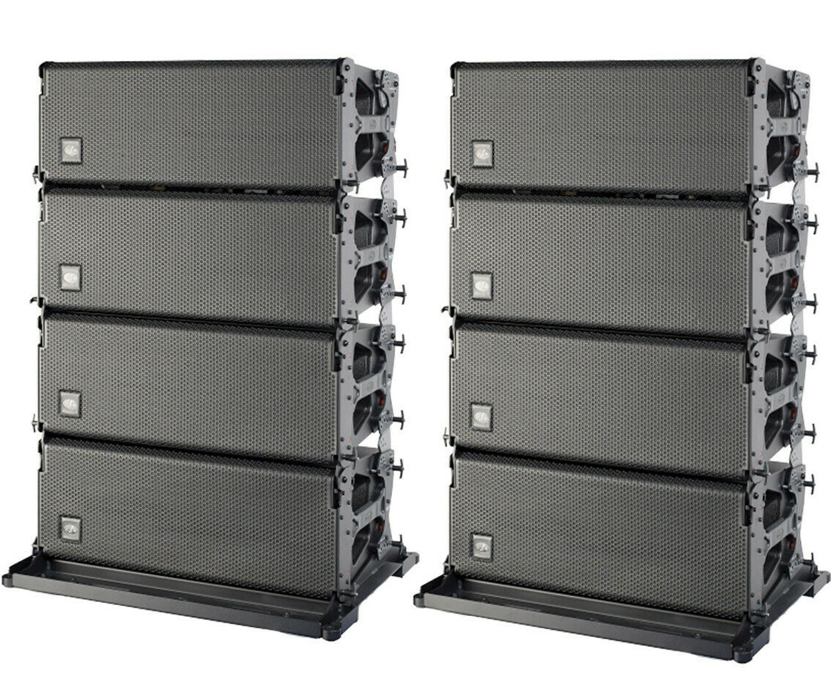 8X D.A.S. AUDIO EVENT-210A DUAL 10" THREE-WAY POWERED LINE ARRAY & 4X ...