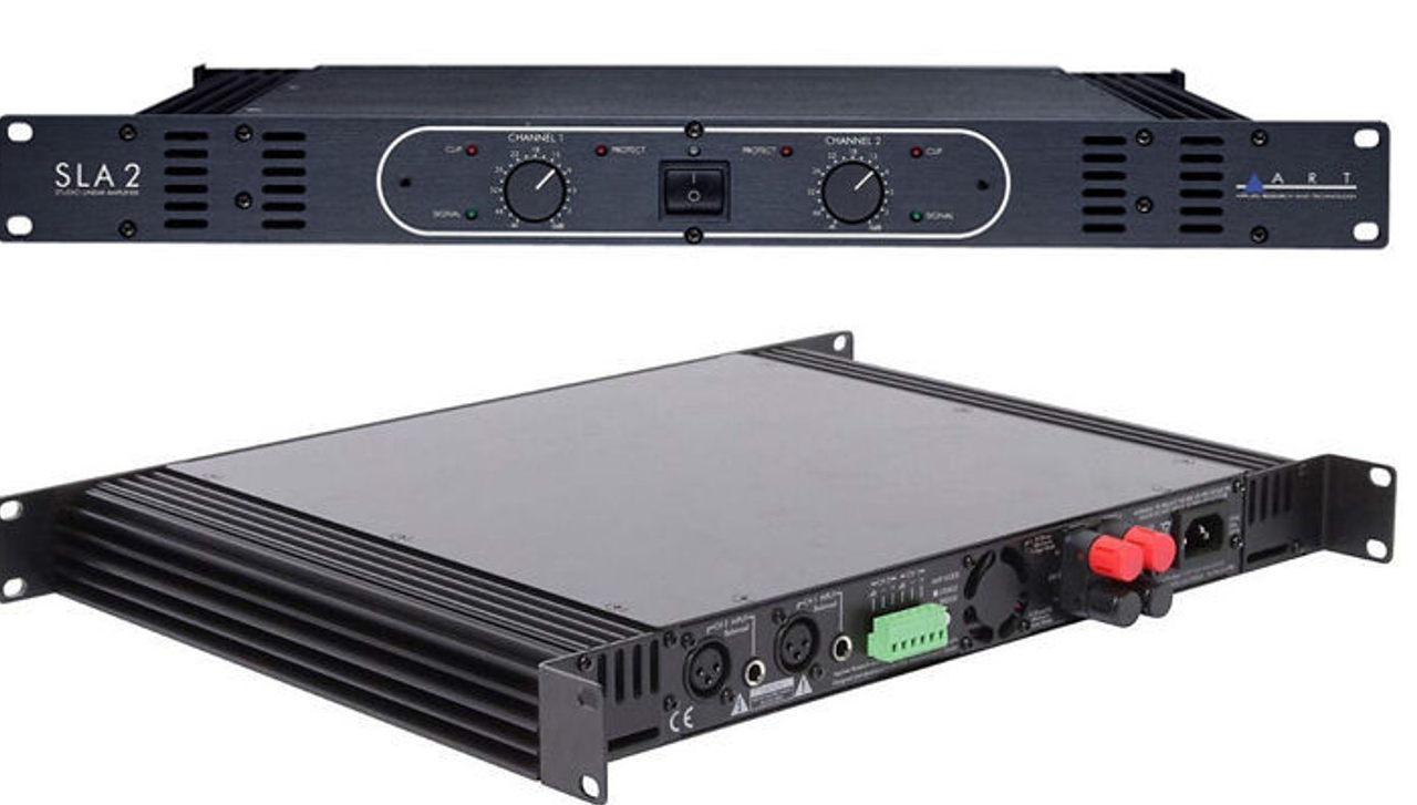 ART SLA-2 200W Power Amplifier Studio Linear Amp Live Sound, PA / DJ ...