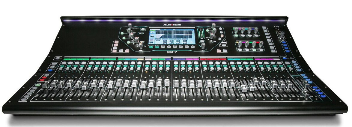 Allen & Heath SQ-7 48-Channel 36-Bus Digital Mixer Board + ProX XS-AHSQ7DHW Case - VIP Pro Audio ...