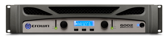 CROWN XTI 6002 TWO-CHANNEL, 2100W @ 4-OHMS POWER AMPLIFIER, PORTABLE ...