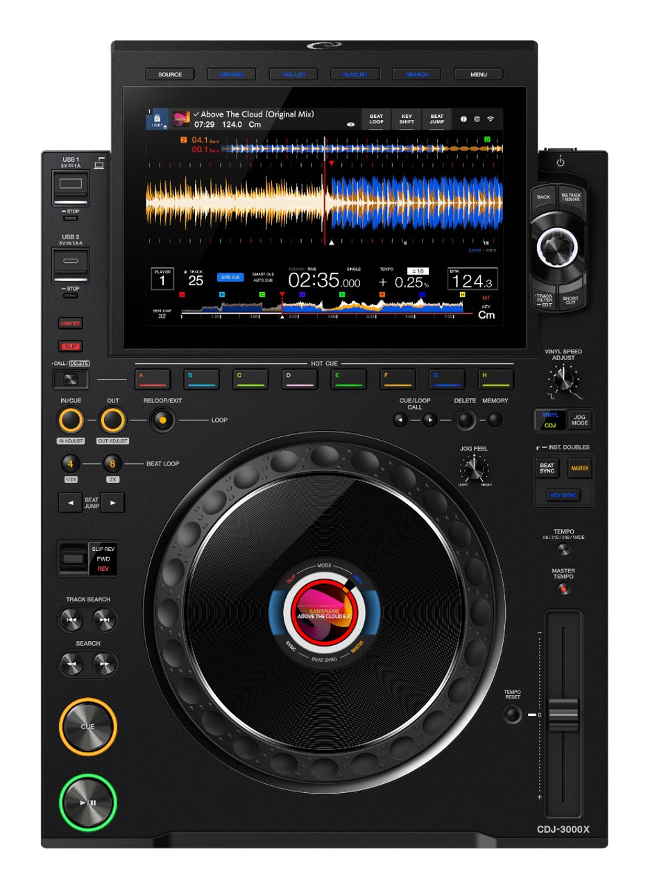 Alpha Theta CDJ-3000X Professional DJ High-Performance 10.1 ...