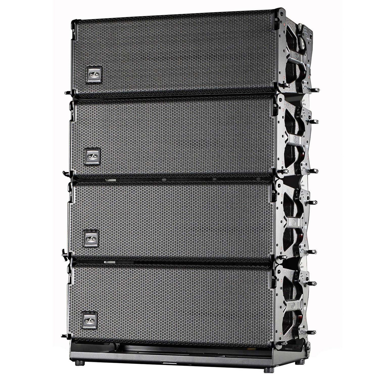 4X D.A.S AUDIO EVENT-212A 12" 3-WAY 3000 WATTS POWERED LINE ARRAY W ...