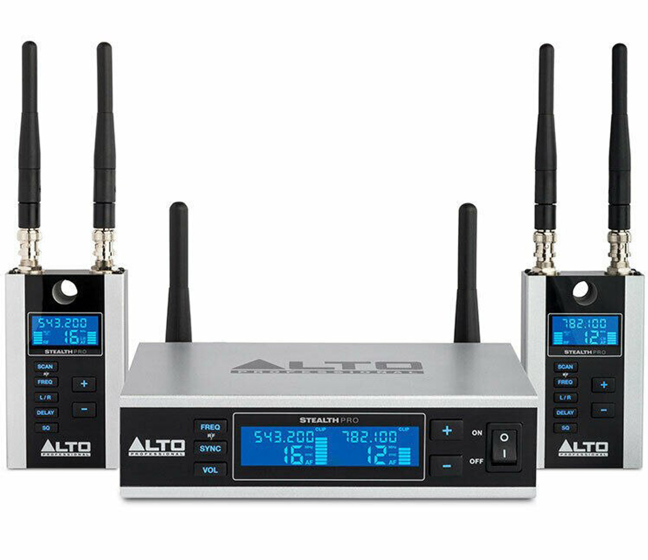 ALTO STEALTH PRO WIRELESS 2-CHANNEL AUDIO SYSTEM FOR ANY DJ / PA ACTIVE ...