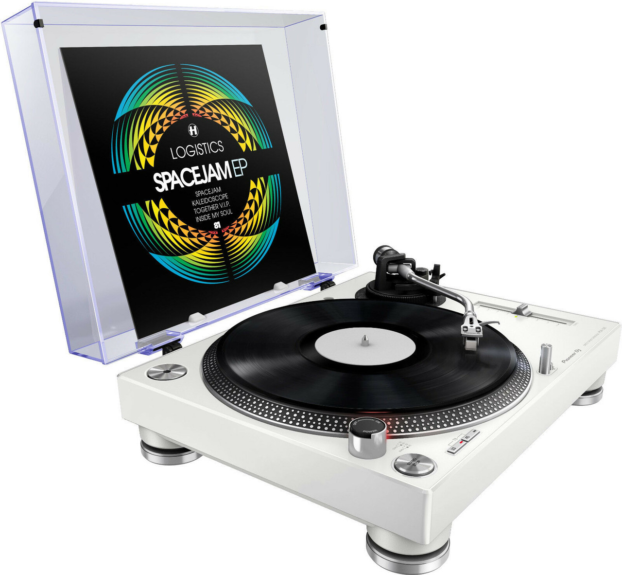 Pioneer PLX-500-W High-Torque Direct Drive Vinyl DJ turntable PLX-500 ...