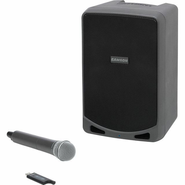 SAMSON XP106W BATTERY POWERED PORTABLE PA SPEAKER W/ BLUETOOTH ...