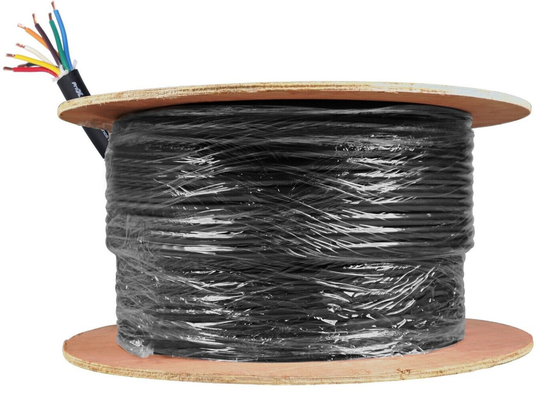 ProX XC-812-500 500 Ft. 12 Gauge AWG 8 Conductor Audio Speaker Wire ...