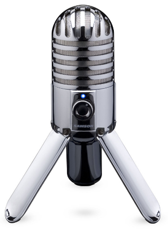 Samson Meteor Mic USB Studio Microphone, Large Diaphragm,Built-in ...