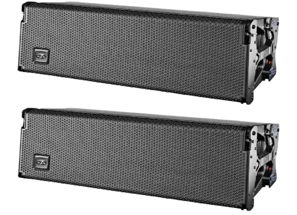 2X D.A.S Event 210A Dual 10" Powered 3-way Line Array Speaker Pro Audio ...