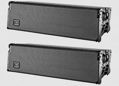 2X D.A.S Event 210A Dual 10" Powered 3-way Line Array Speaker Pro Audio DJ System