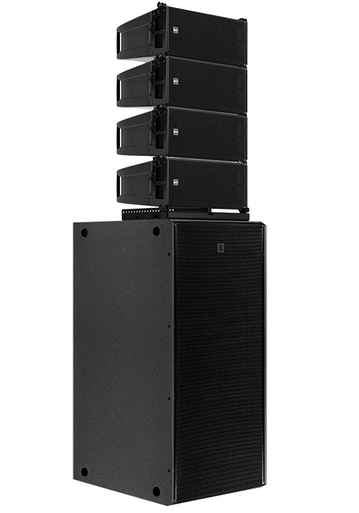 RCF SUB 8008-AS Powered Dual 18" Subwoofer + 4X HDL 6-A Powered Line ...