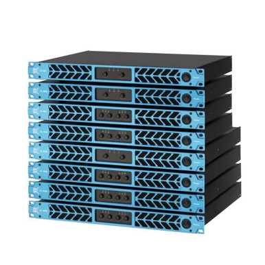 CVR Audio D-4302 Blue Professional Class D Power Amplifier 24,800 Watts ...
