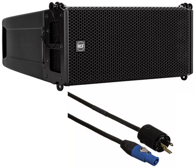 RCF HDL 6-A ACTIVE LINE ARRAY 1400W Speaker + RCF MED-PCB-SJ14-8FT ...