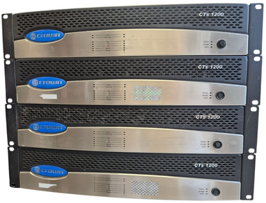 Crown CTs 1200 Two-channel, 600W Power Amplifier -MADE IN USA- - VIP ...
