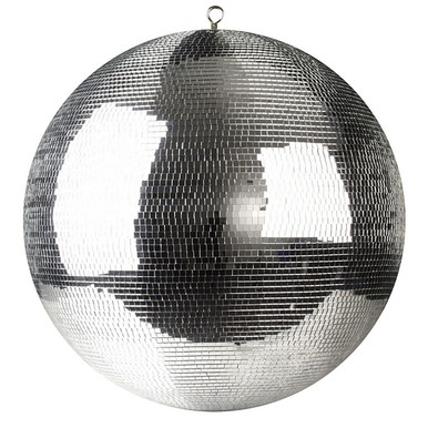 ProX MB-40 40" Mirror Ball Bright Silver Reflective Indoor DJ Sphere ...