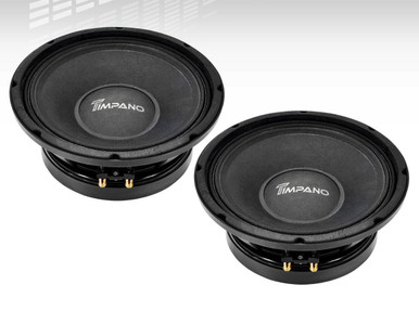 2x Timpano TPT-MD10 Pro 10" Pro Audio Mid-Range Loud Car Audio speaker ...