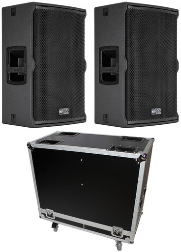 2x RCF TT 25-A II Active Speakers 1100W Class-D Amplified + X-RCF-TT25 ...